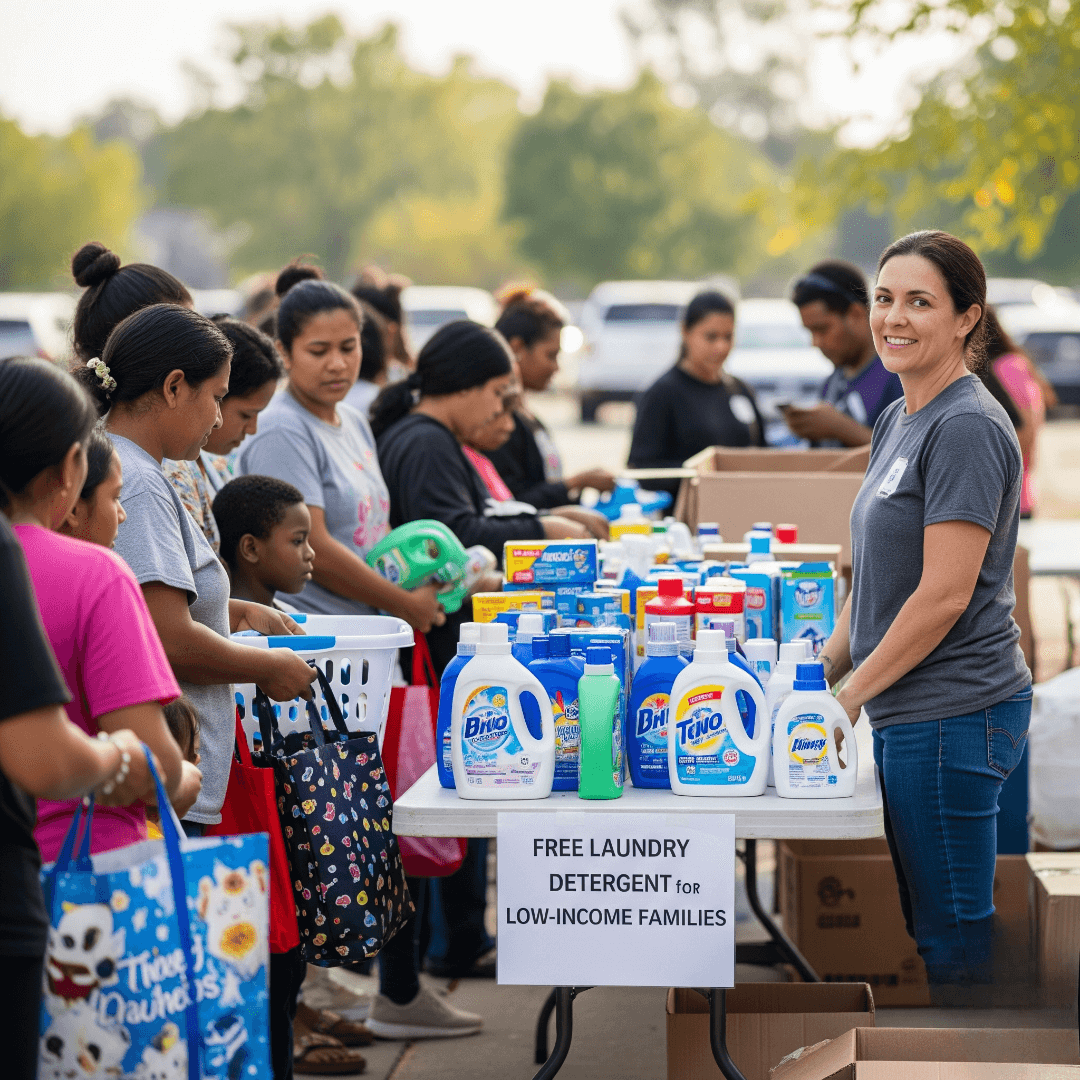 Free Laundry Detergent for Low-Income Families: Help