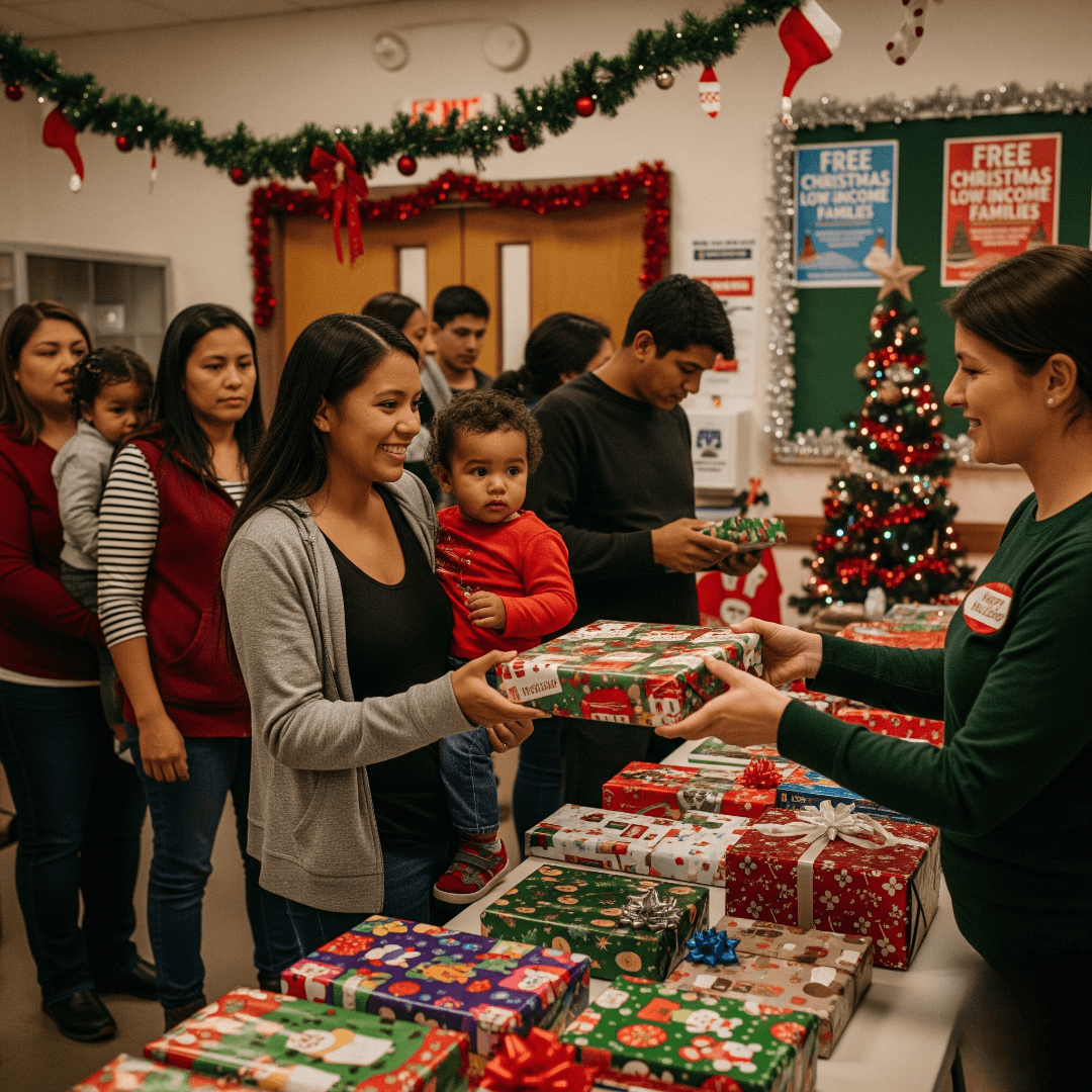 Free Xmas Gifts for Low Income Families: Find Local Giveaways