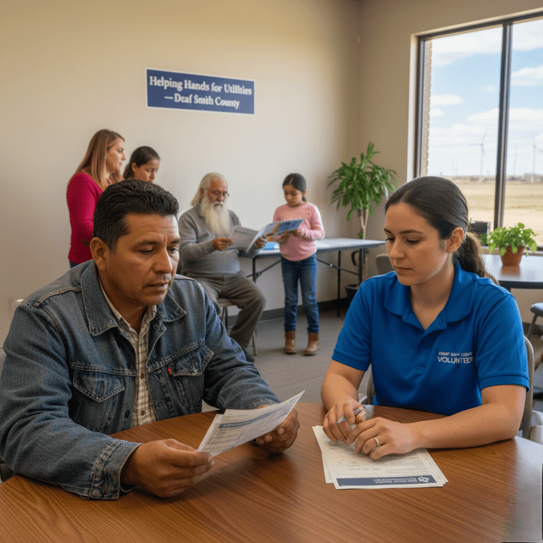 Deaf Smith county texas electric bill assistance program relief