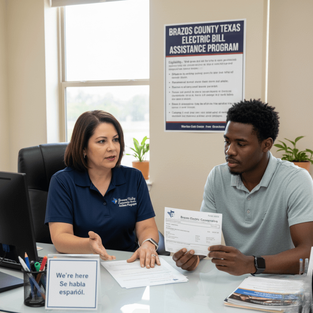 brazos county texas electrci bill assistance program