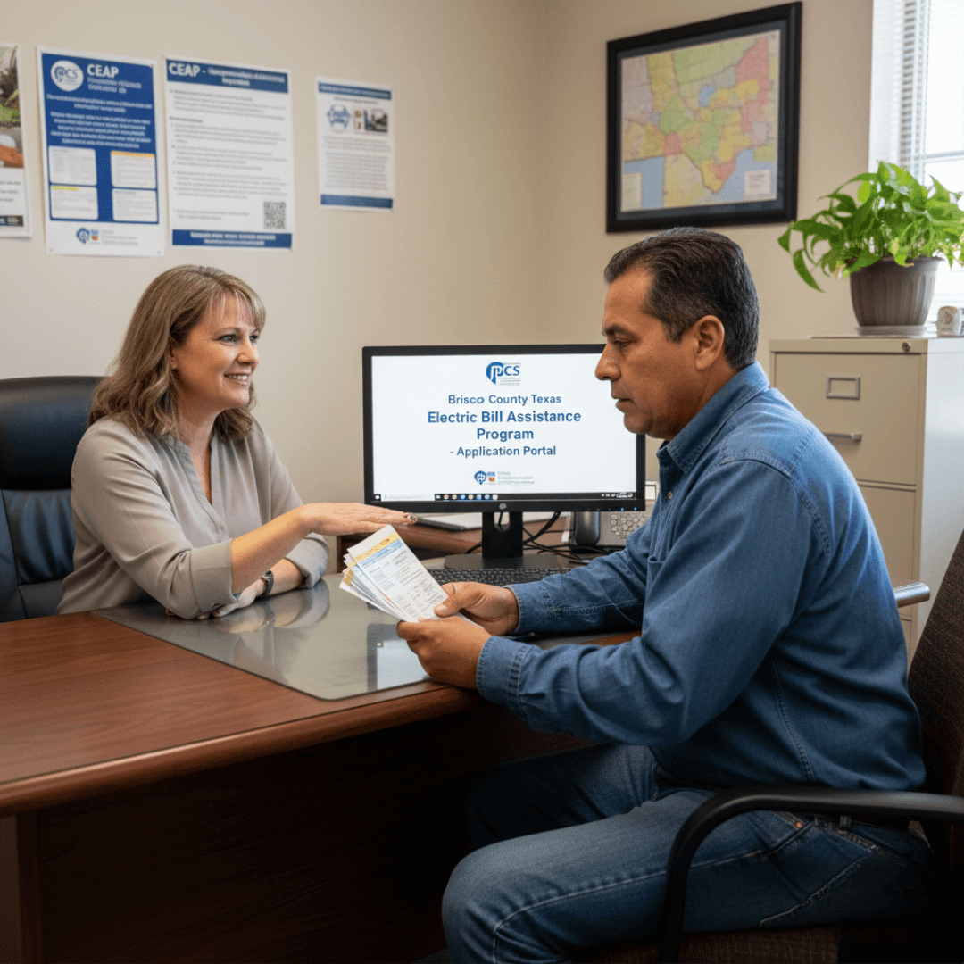 Briscoe County Texas electric bill assistance program