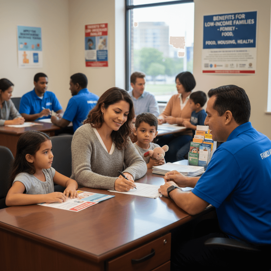 Benefits for low income families: apply now for assistance