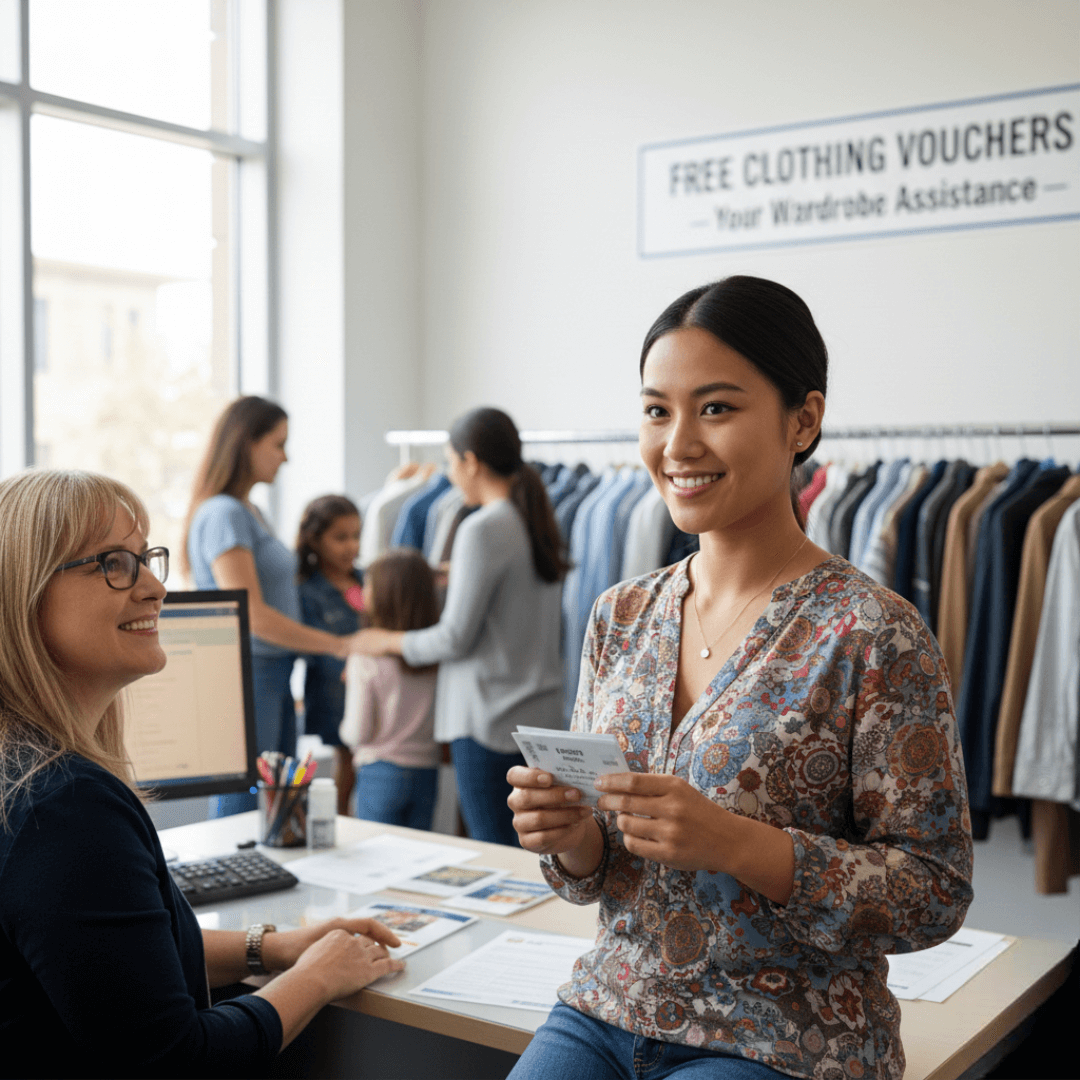 Free clothing vouchers for families in need apply now.