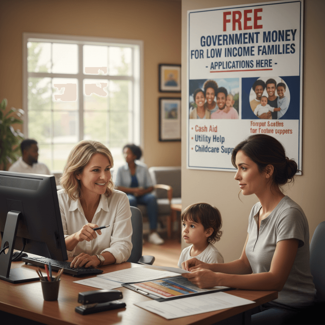 Free government money for low income families: Apply today.