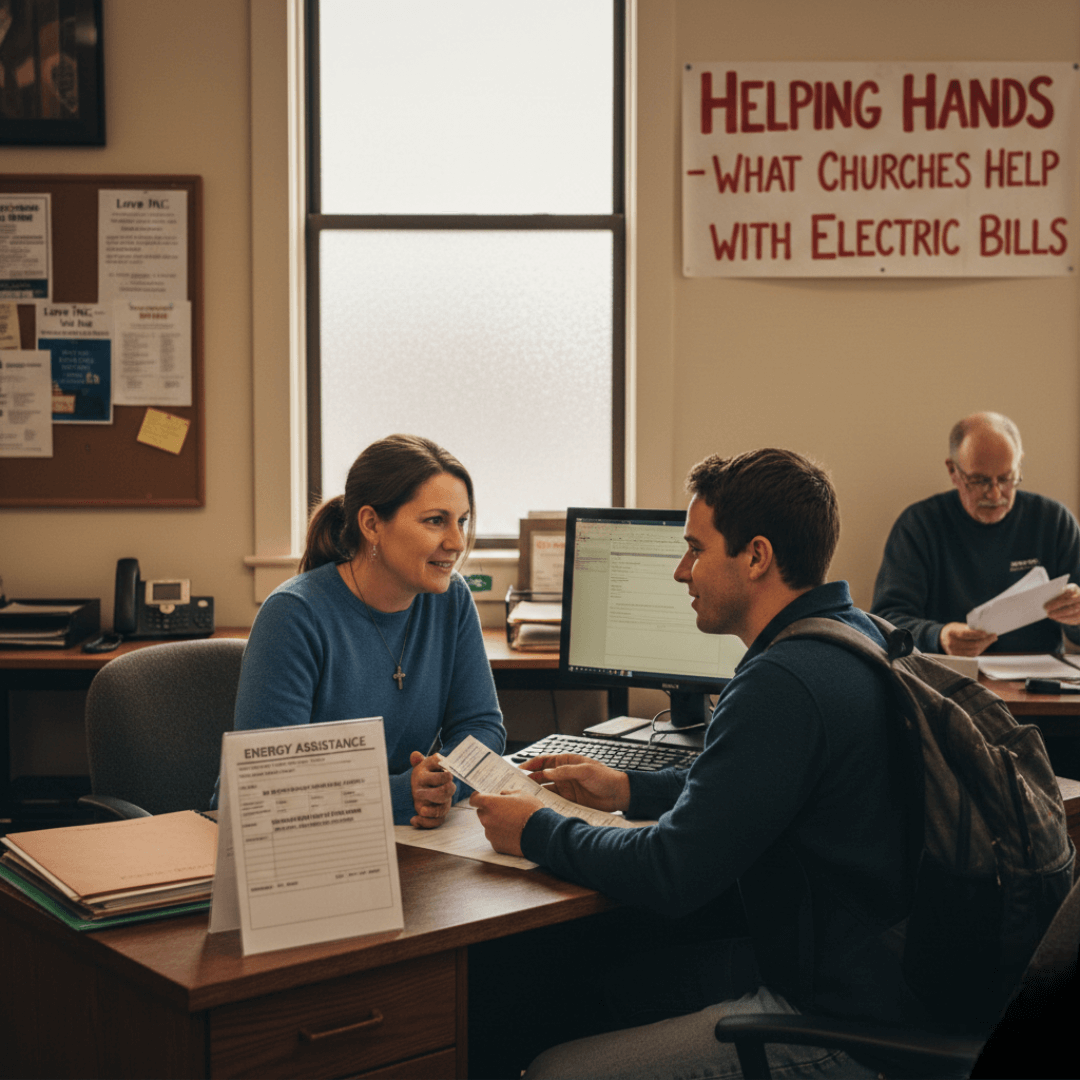What churches help with electric bills: Apply for relief