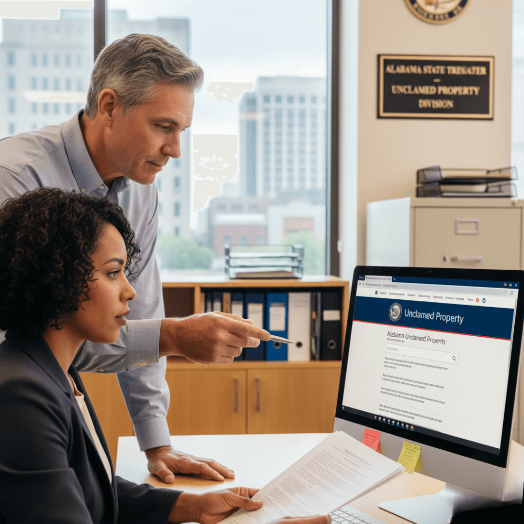 Alabama unclaimed property claims for free state funds